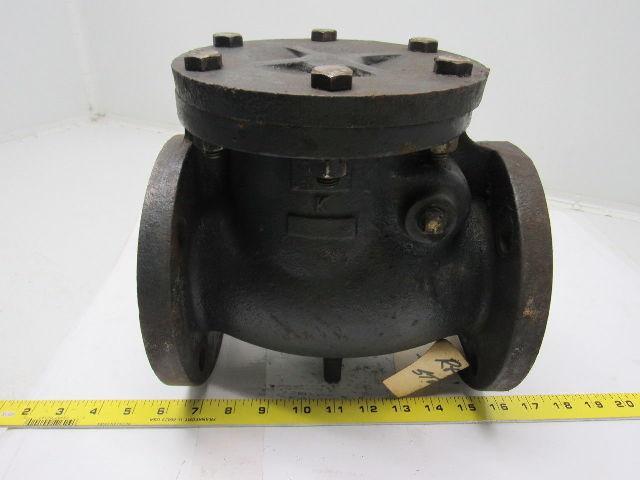 Walworth 3" Cast Iron Swing Check Valve 125S 200 WOG C322 7-1/2" Flang ...