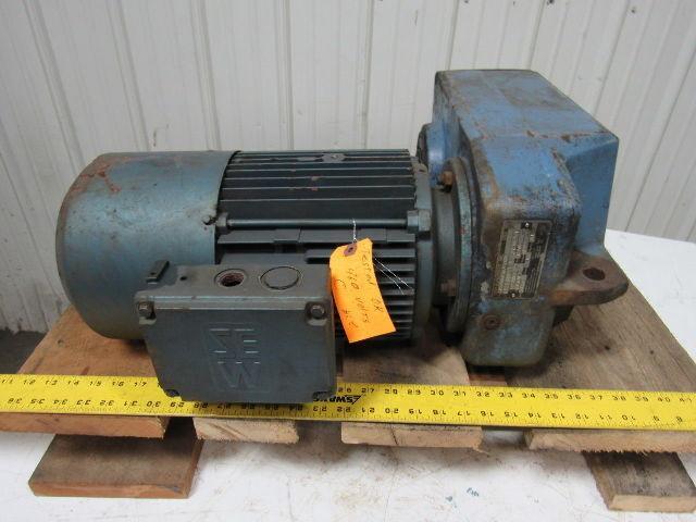 SEW-EURODRIVE FA70D112M8/2BMHR Parallel Shaft Helical Gear Box 84.59:1 ...