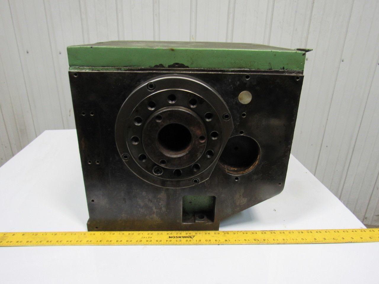 Hitachi Seiki HT25 CNC Lathe Belt Drive Gear Reducer Assembly Thru Bor ...