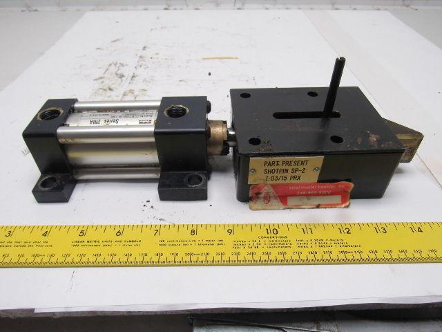 Steel Master Transfer Gate Positive Stop Shot Pin W/Air Cylinder ...