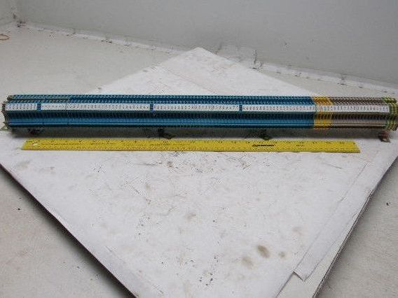 Weidmuller WDU 4 Feed Thru Terminal Contact Block Assembly 100+ DIN Ra ...