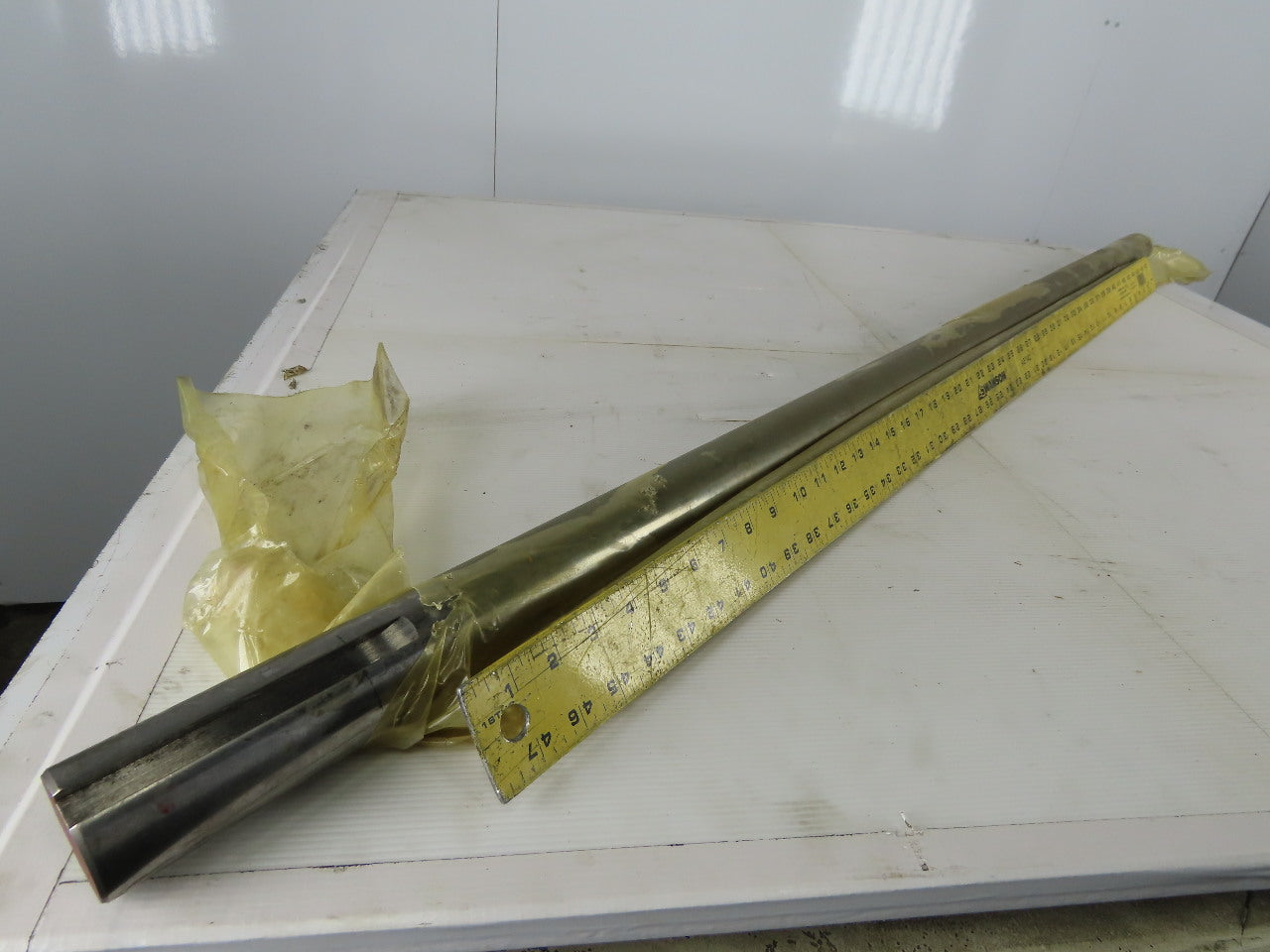 1-15/16" Diameter x 57" Long Steel Axle/Fan Shaft W/Double 1/2" Key Wa ...