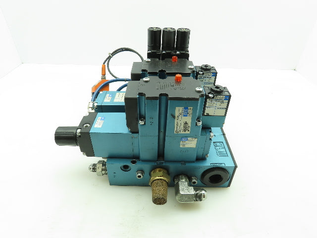 MAC MPP63A-0170 Multi-Pressure Pak Pneumatic Solenoid Air Valve Block ...