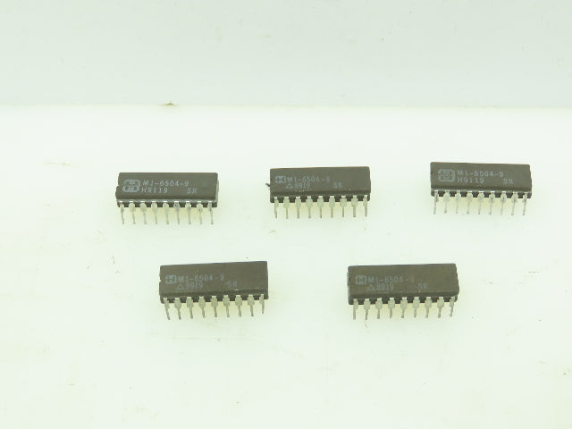 Harris Corp M1-6504-9 Semiconductor Integrated Circuit 18-Pin LOT OF 5 ...