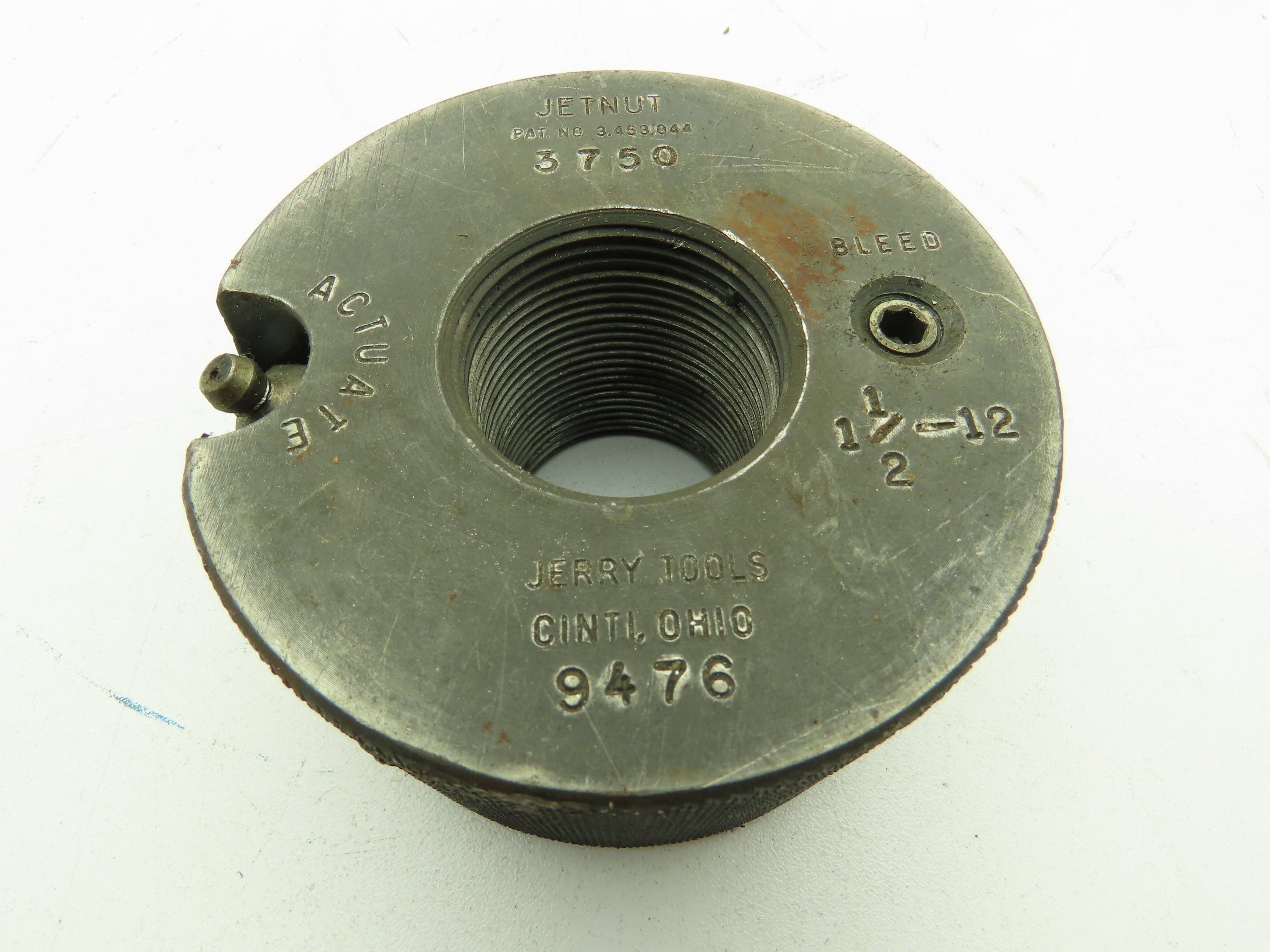 Jetnut 3750 Hydraulic Nut Jerry Tools 1-1/2 X 12 TPI – ARROW INDUSTRIAL ...
