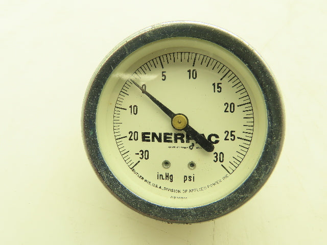 Enerpac Vacuum Pressure Gauge 2" Dial -30 to 30 In. Hg – ARROW ...