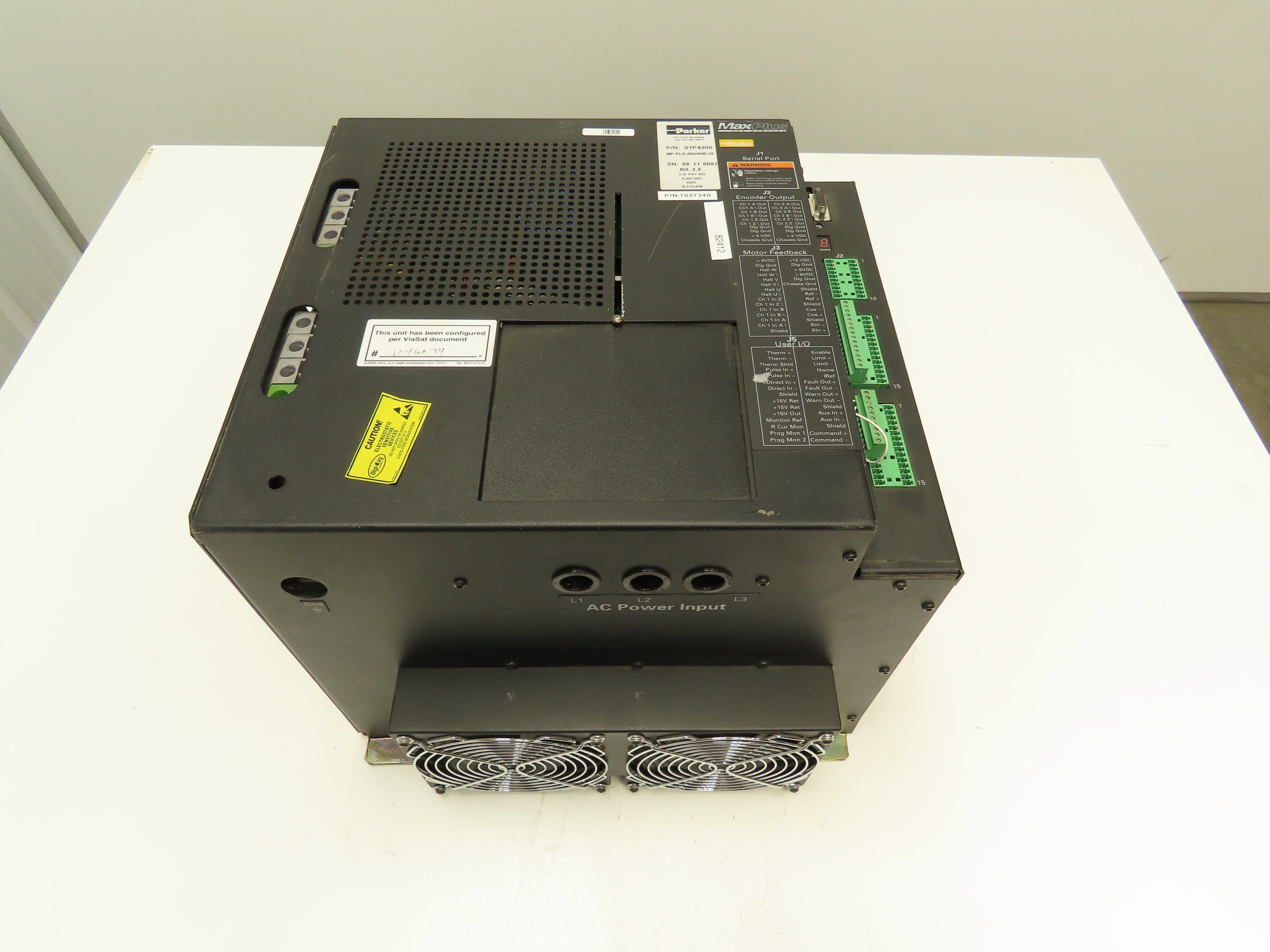 Parker MP-FLX-460/80B-26 Max Plus Digital Servo Drive 460V – ARROW ...