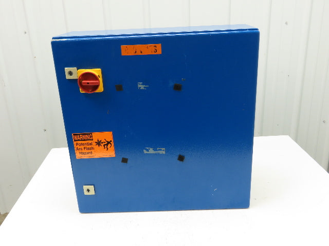 Electrical Enclosure 60x60x20mm Wall Mount 23A 3 Pole Disconnect Blue ...