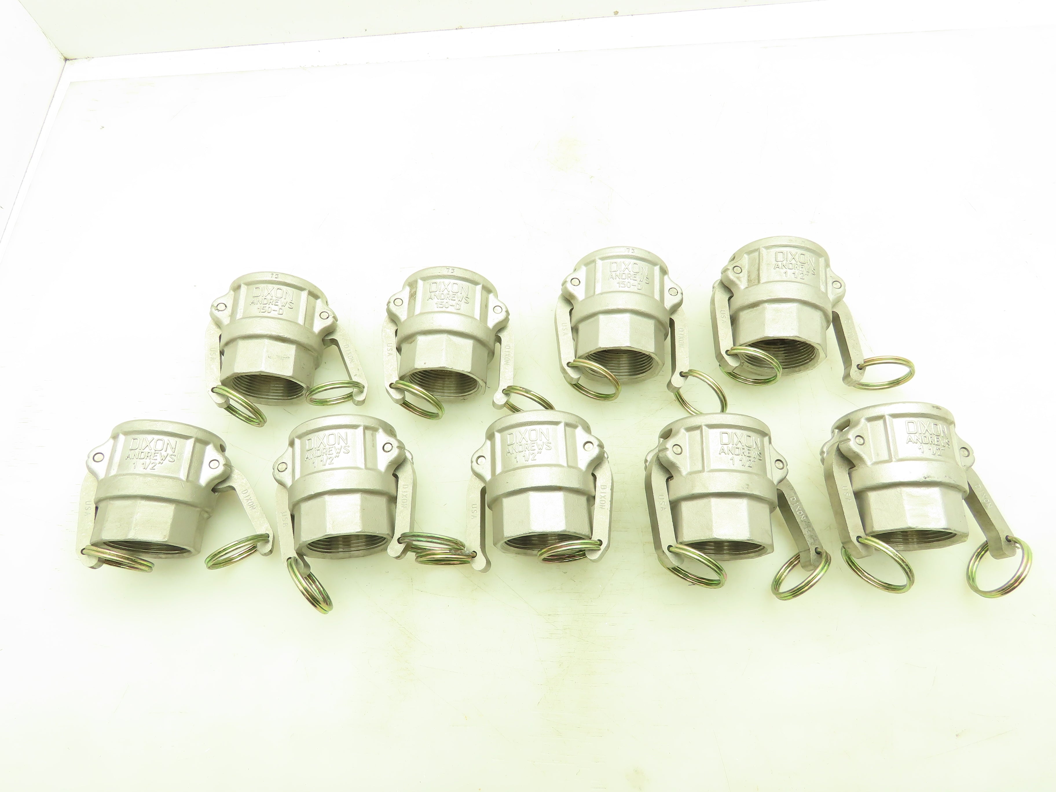Dixon 150-D Cam and Groove Aluminum Coupler x NPT 1-1/2" Camlock Lot o ...