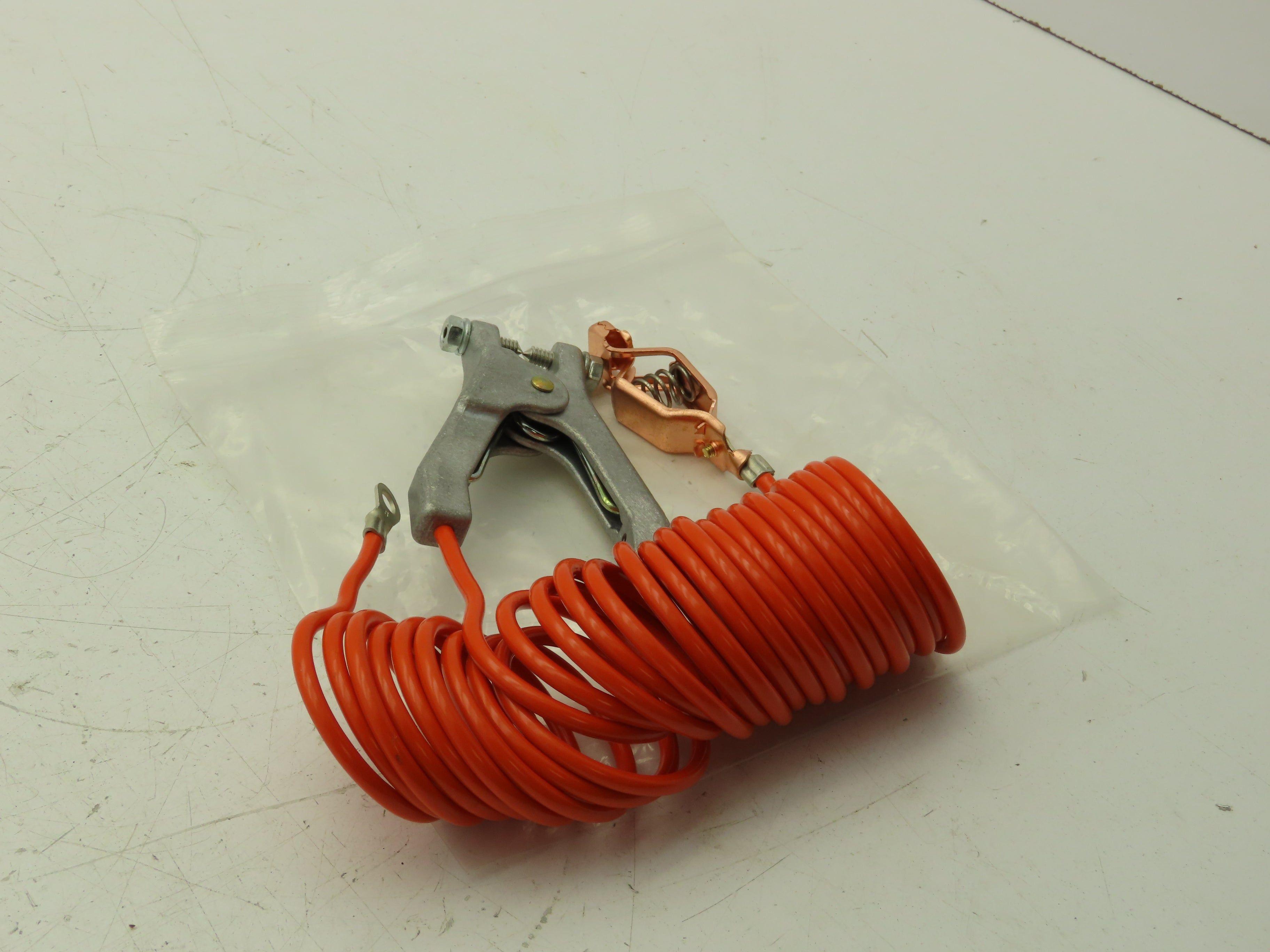 CVI CV3210V605 Coiled Grounding Wire Assy Hand Clamp/Alligator Clamp/T ...