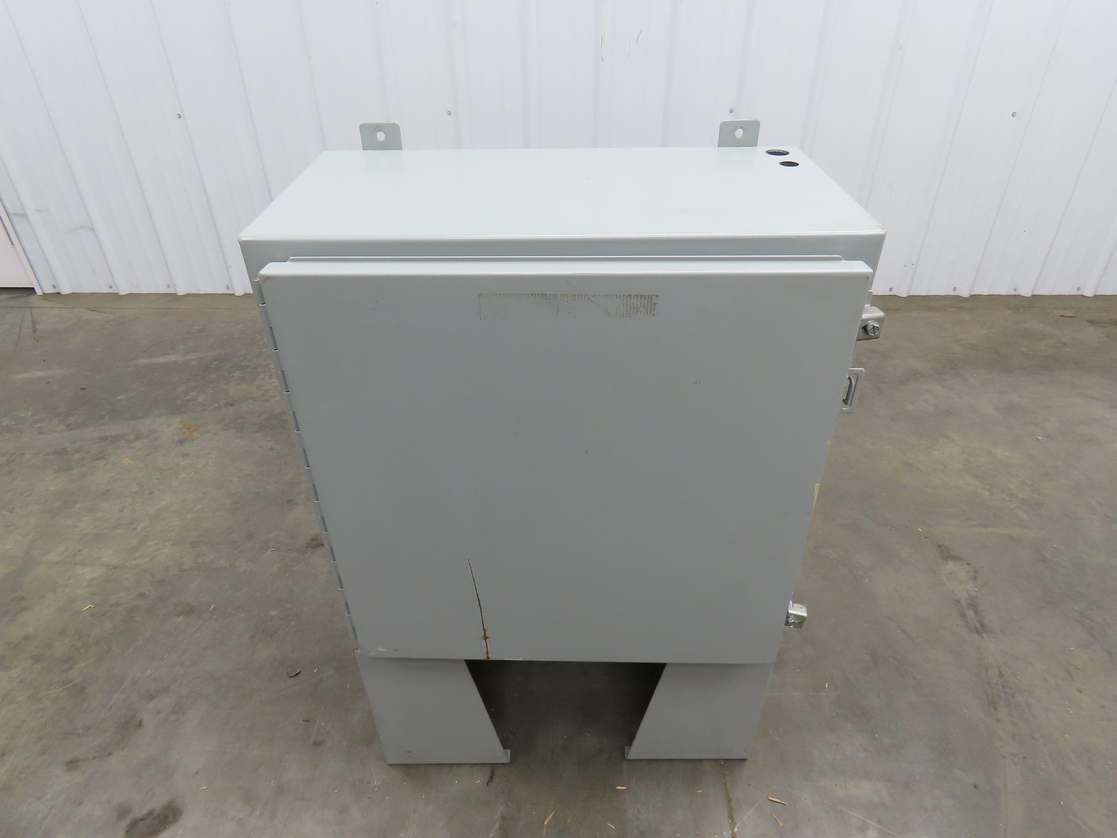 Hoffman A242412LP Electrical Enclosure 24x24x12" Freestanding 12" Legs ...