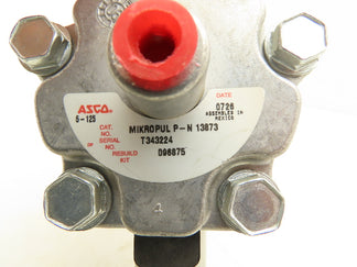 Asco P-N13873 Mikropul 3/4" Pneumatic Aluminum Diaphragm Valve 1/8" NP ...