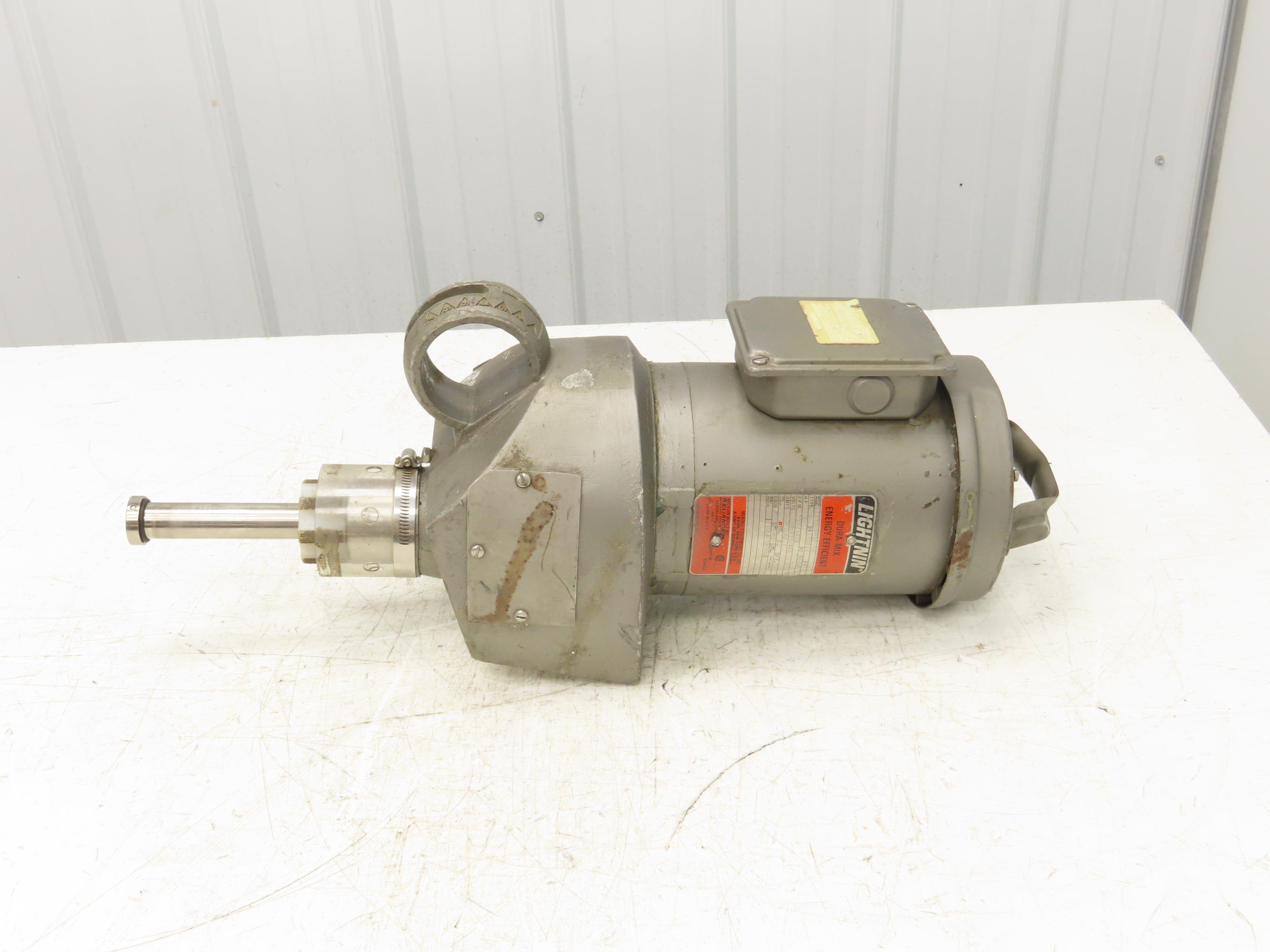 Lightnin EKXJ-30 Clamp-Mount Drum Tank Mixer Agitator .3Hp 1725 RPM 23 ...