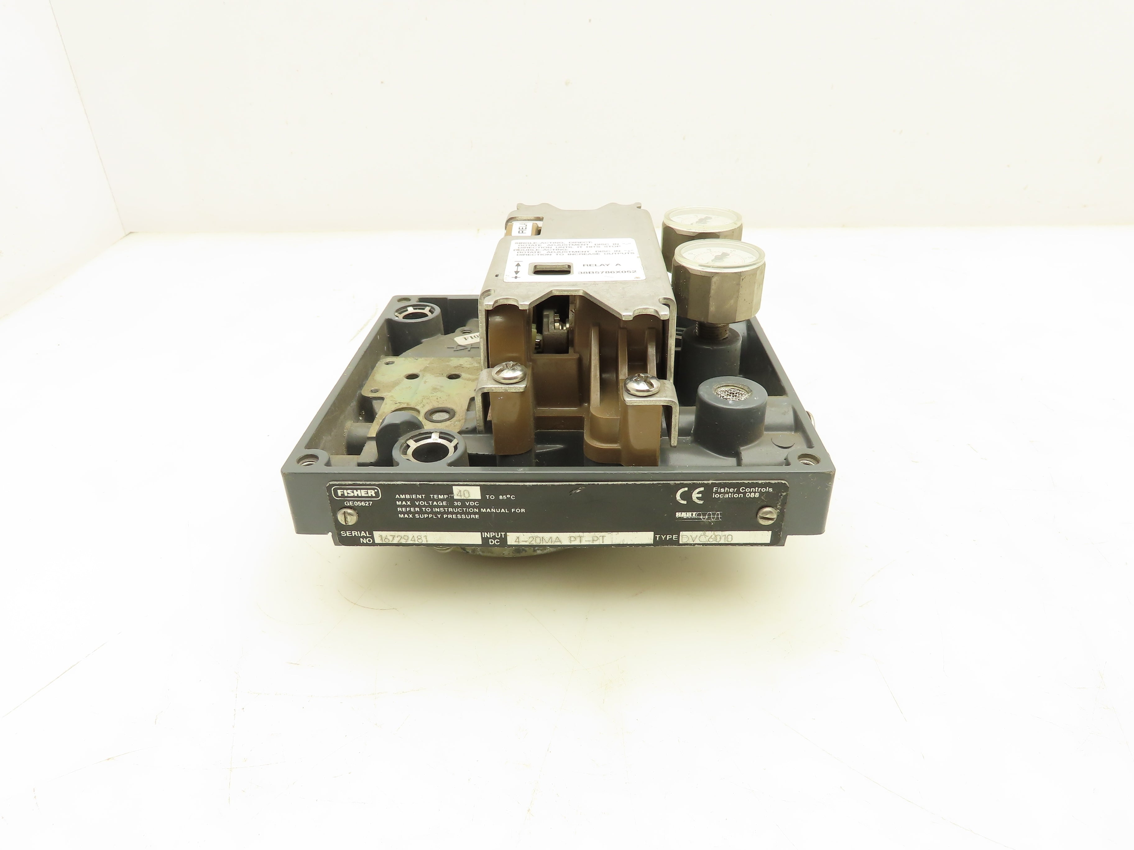 Fisher DVC6010 Valve Positioner HART Field Transmitter Switch Relay Mo ...