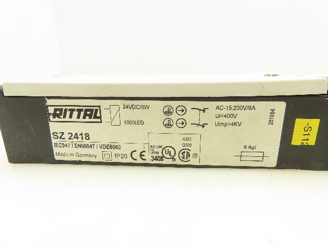 Rittal SZ2418 Safety Interlock Switch for Electrical Enclosure 24VDC L ...