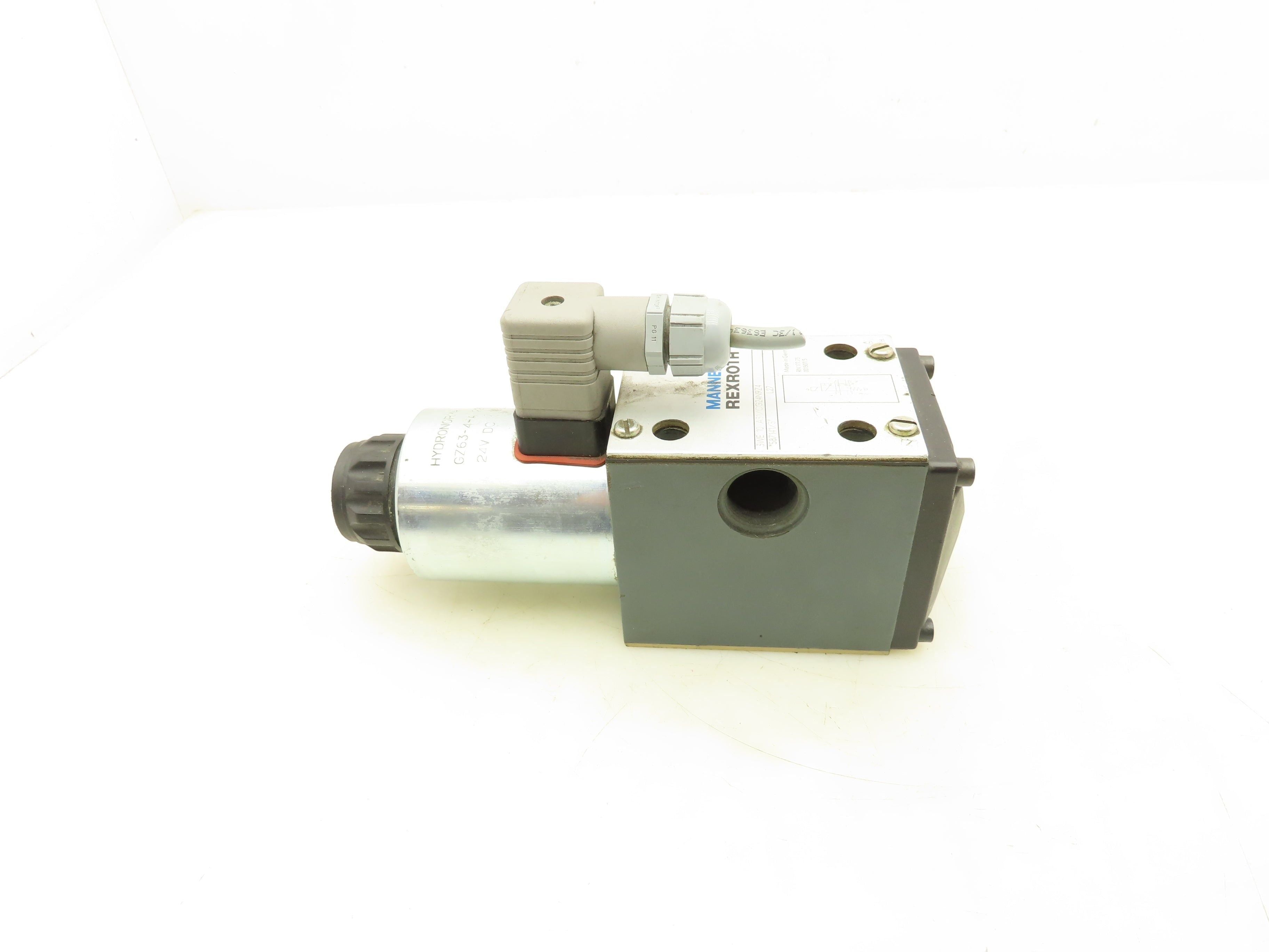 Rexroth 3WE 10 A31/CG24N9Z4 Directional Control Solenoid Valve 24VDC ...