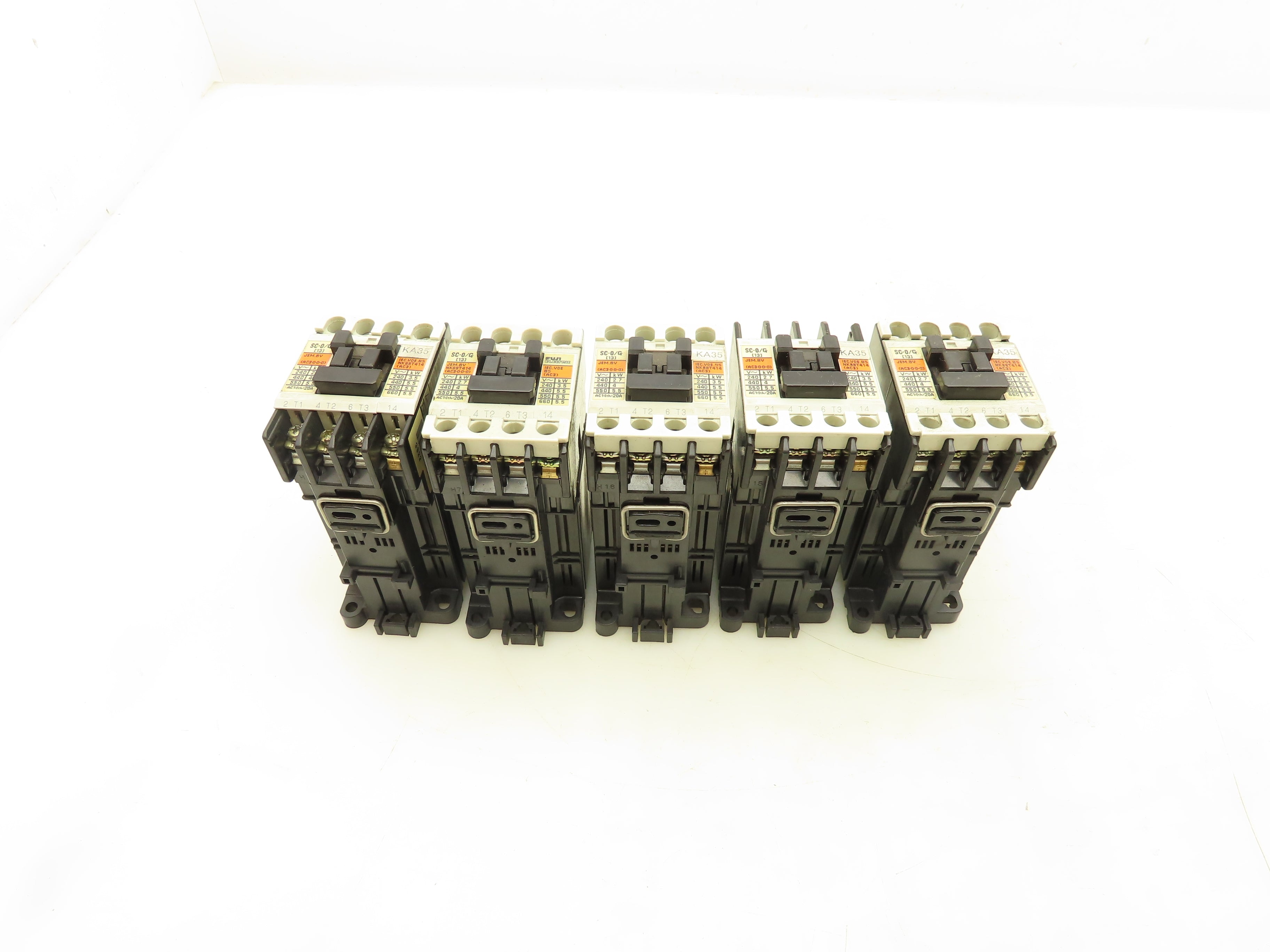 Fuji Electric SC-0/G Contactor 24V Coil 600V 5HP Lot of 5 – ARROW ...