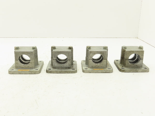 Rose Krieger RFB1500 Flange Clamp 1.5" Round Tube Aluminum 4x4" Base L ...