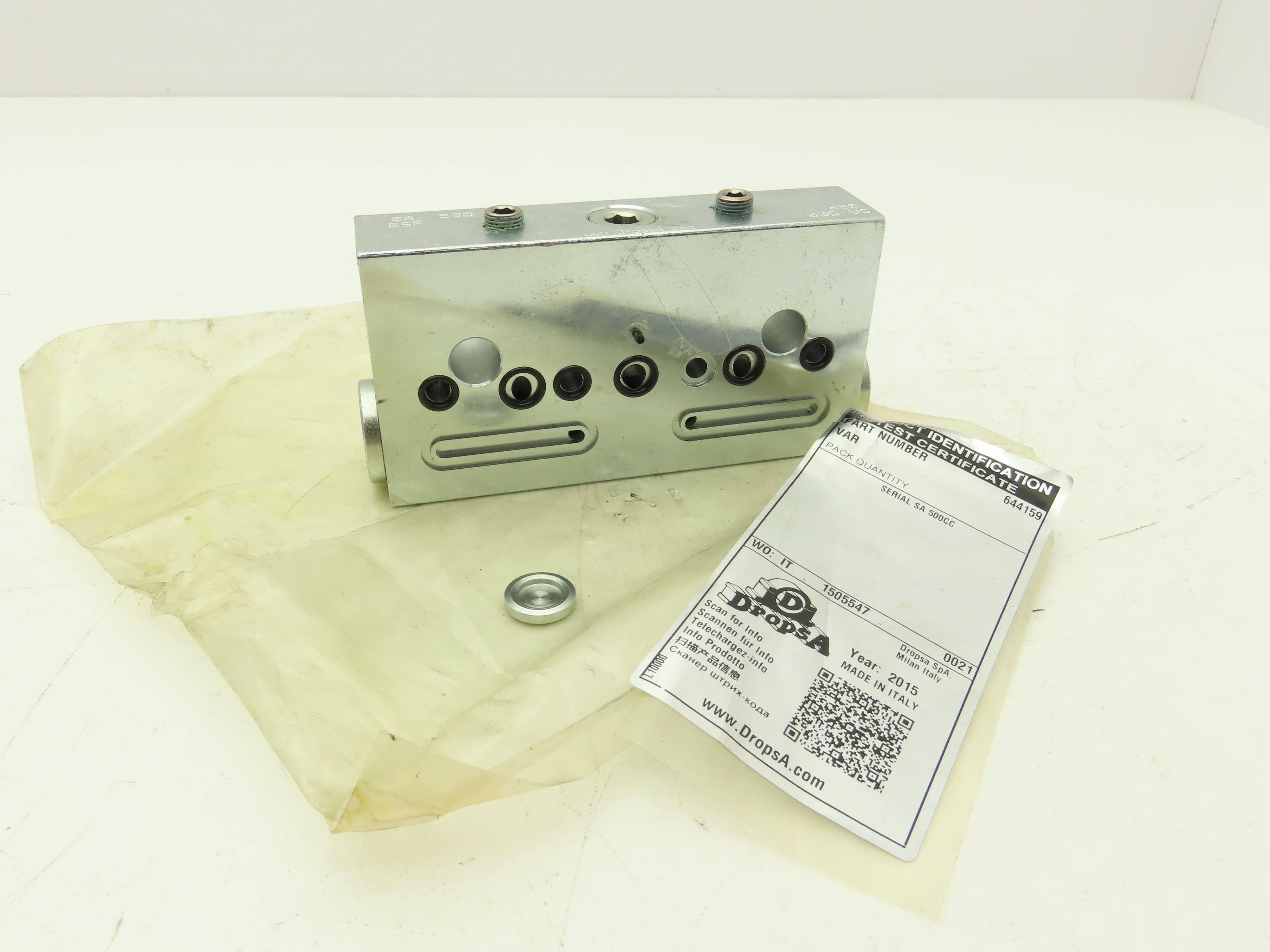 DropsA SA 500 Modular Lubricator Divider Valve Metering Element 3/8" B ...