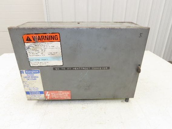 Westinghouse Busway Disconnect Switch Bus Plug 60A 600VAC 3PH 3W ...