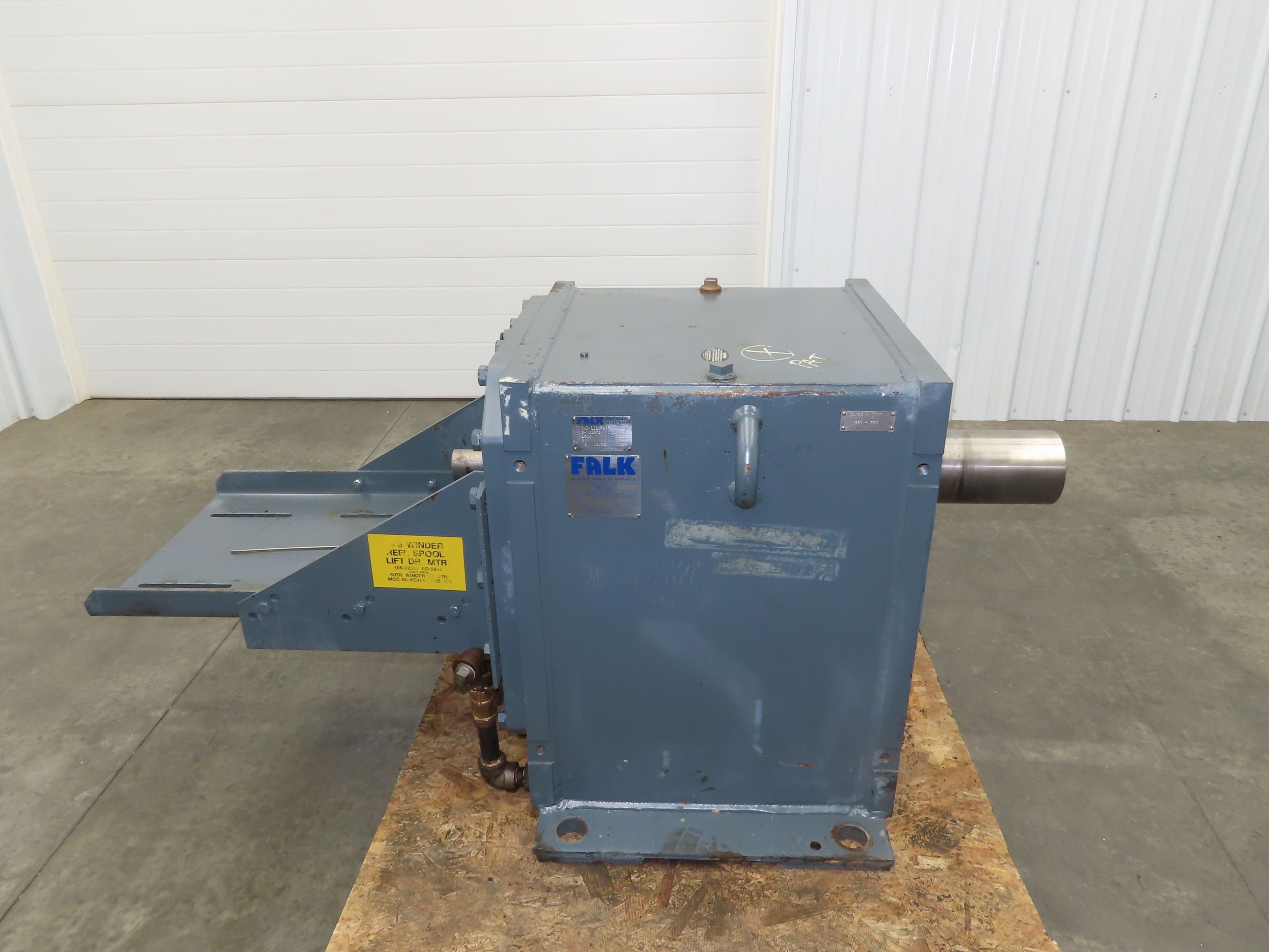 Falk 201-1120FZ4A Inline Gearbox Gear Drive 355.3 Reducer 5 RPM Output ...