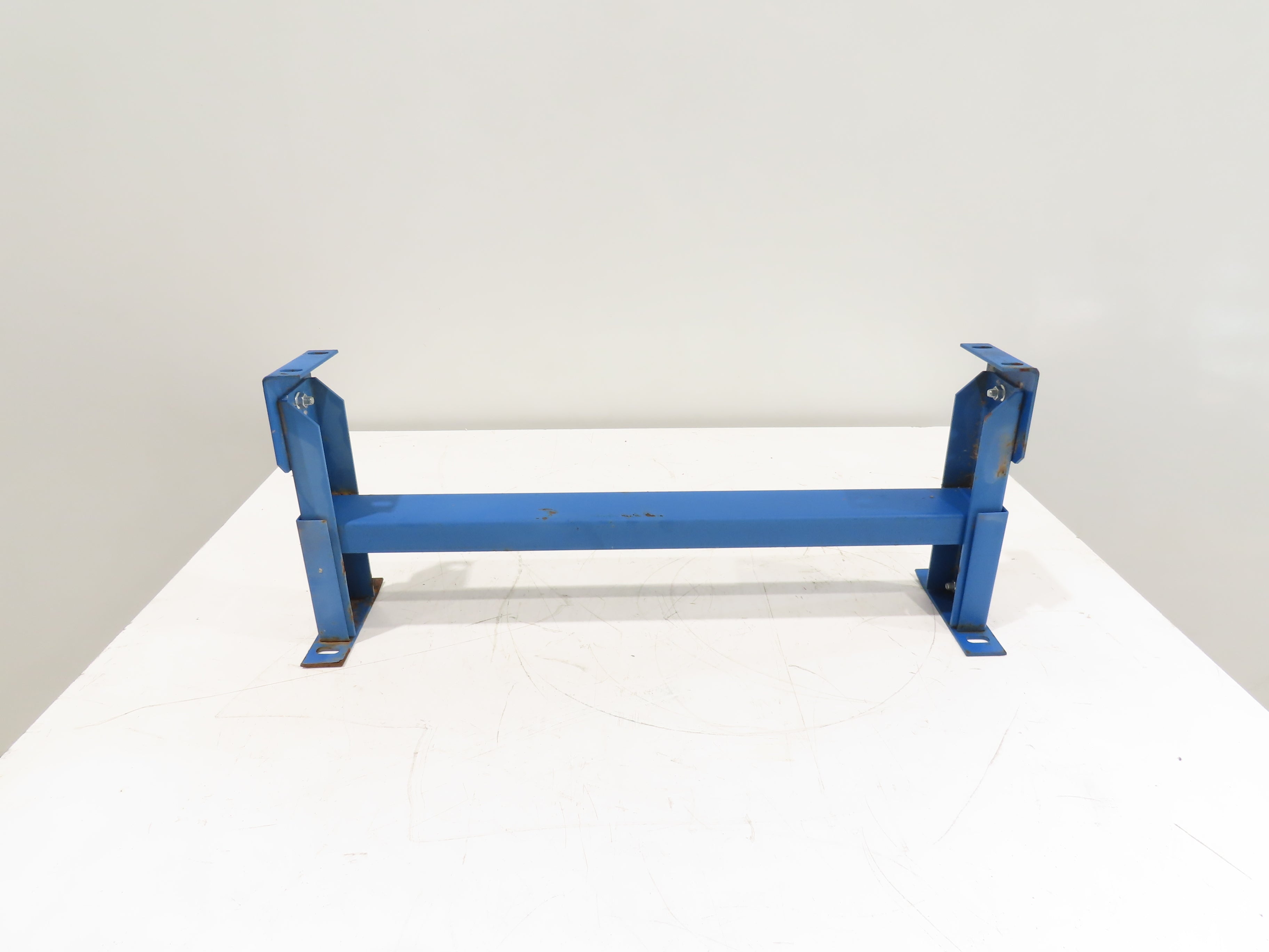 Lewco 30"W Conveyor Leg Stationary Floor Support BLUE 12-1/2" to 14"H ...
