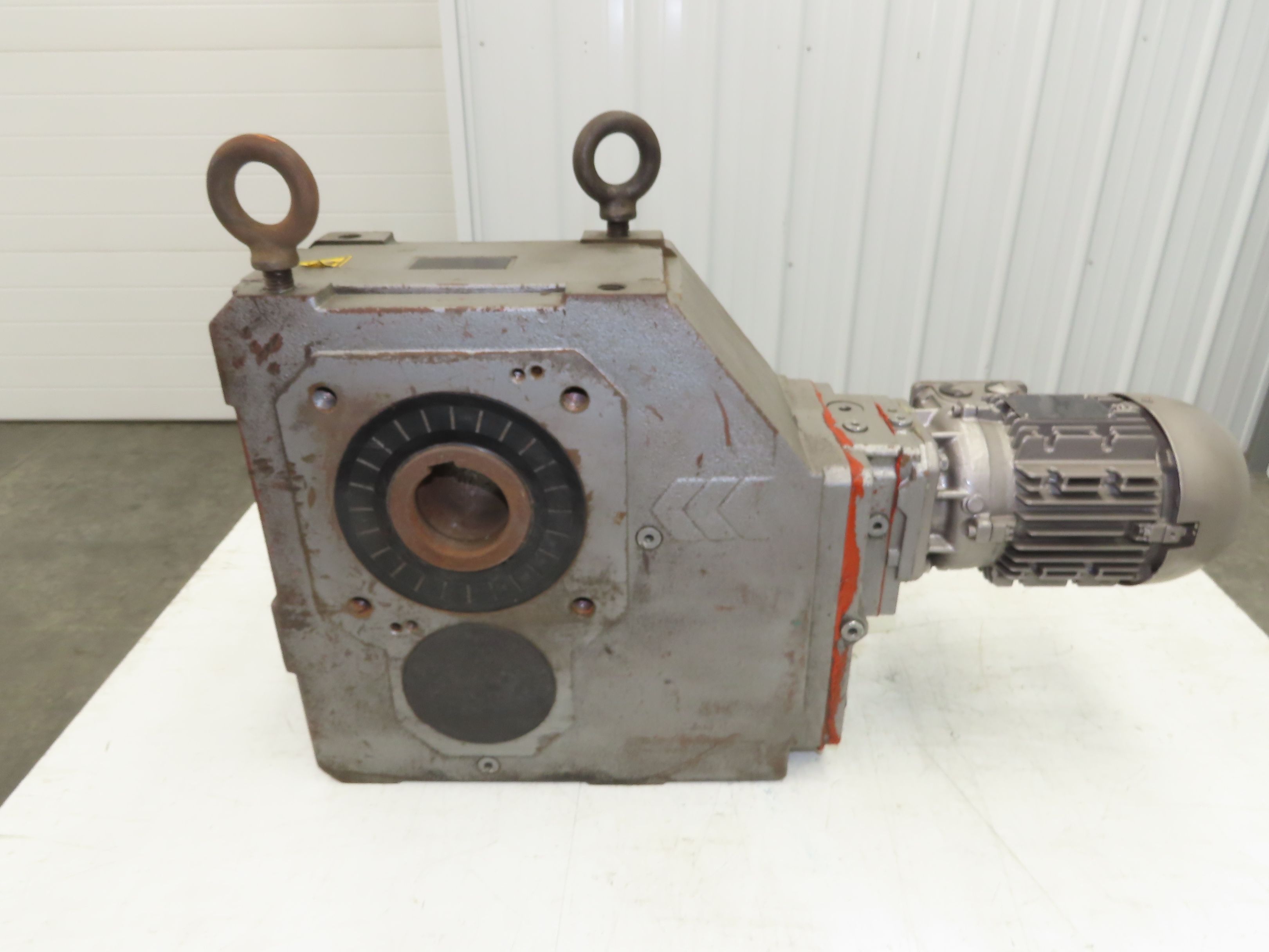 Watt Drive W21 KUA85C Helical Gearmotor 1.4RPM 1Hp 460V 3PH Hollow Sha ...