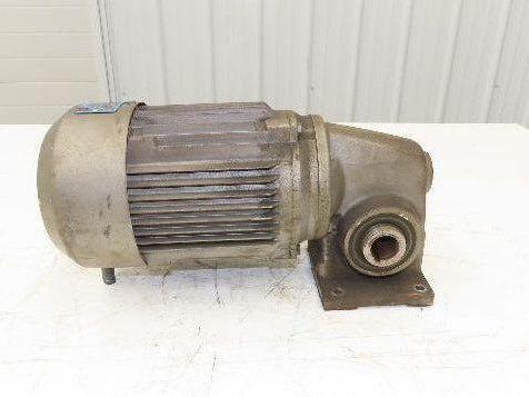 Nord 1S50A-80 L/4 Gearmotor 6.8:1 Reducer 257rpm 1Hp 230/460V Hollow S ...