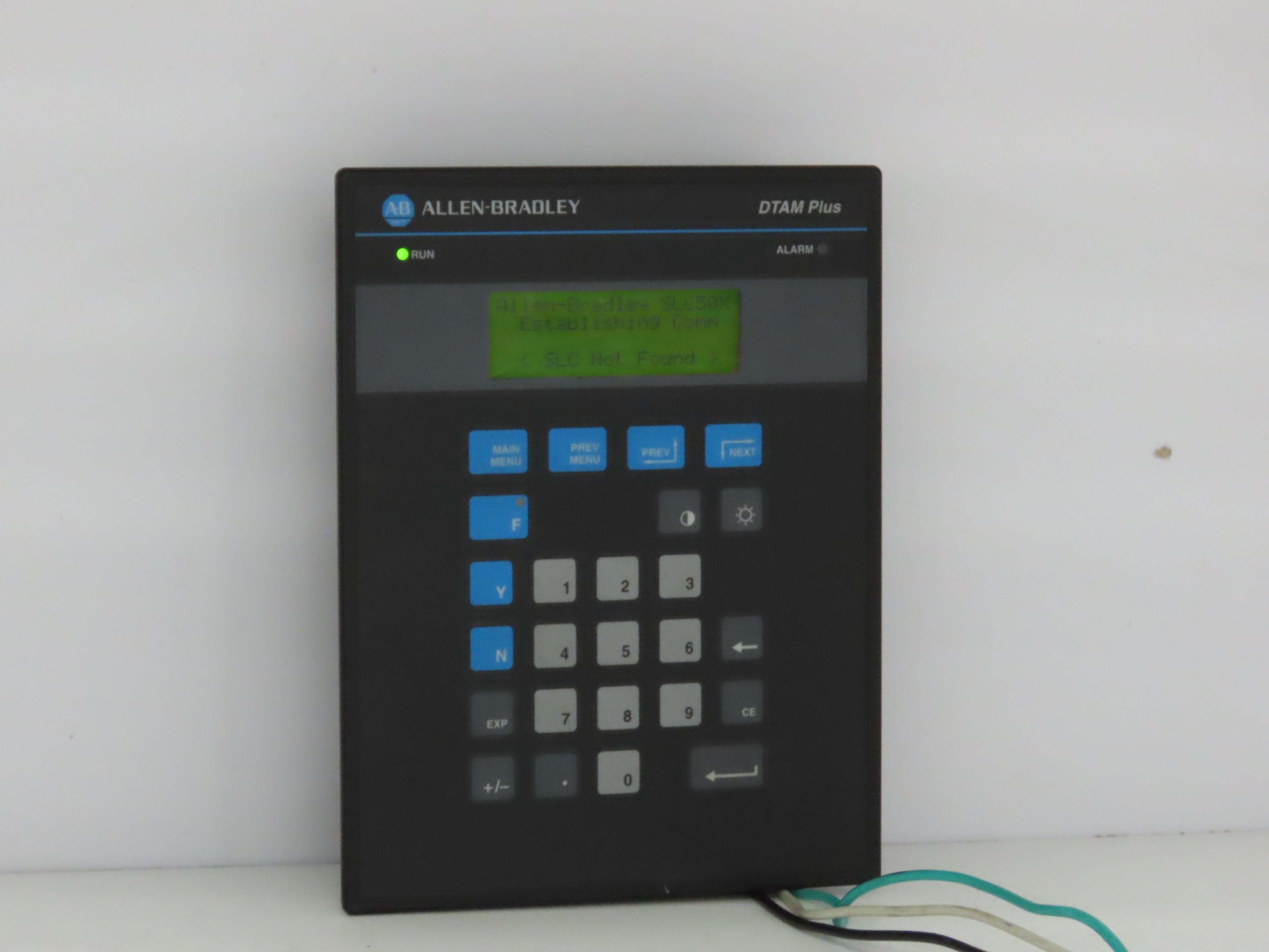 Allen Bradley 2707-L8P2X DTAM Plus HMI Control Panel Ser C Rev C ...
