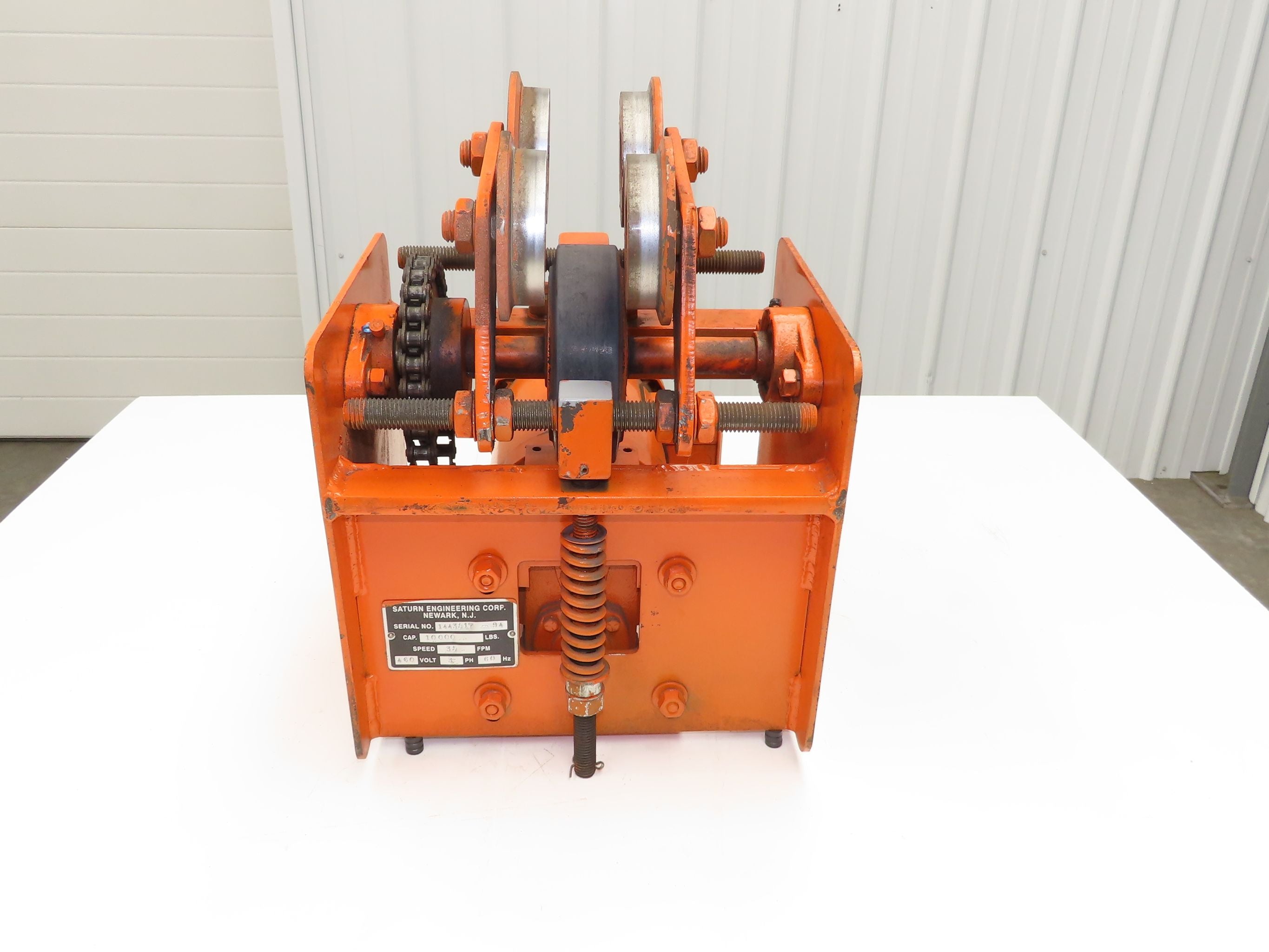 Saturn 5 Ton Bridge Crane Trolley Drive Tractor 460V 3PH 35 FPM 10000 ...