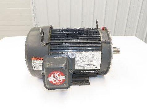 U.S. Electrical S650 AC Motor 3Hp 3525rpm 208-230/460v 3ph 182TC TE ...