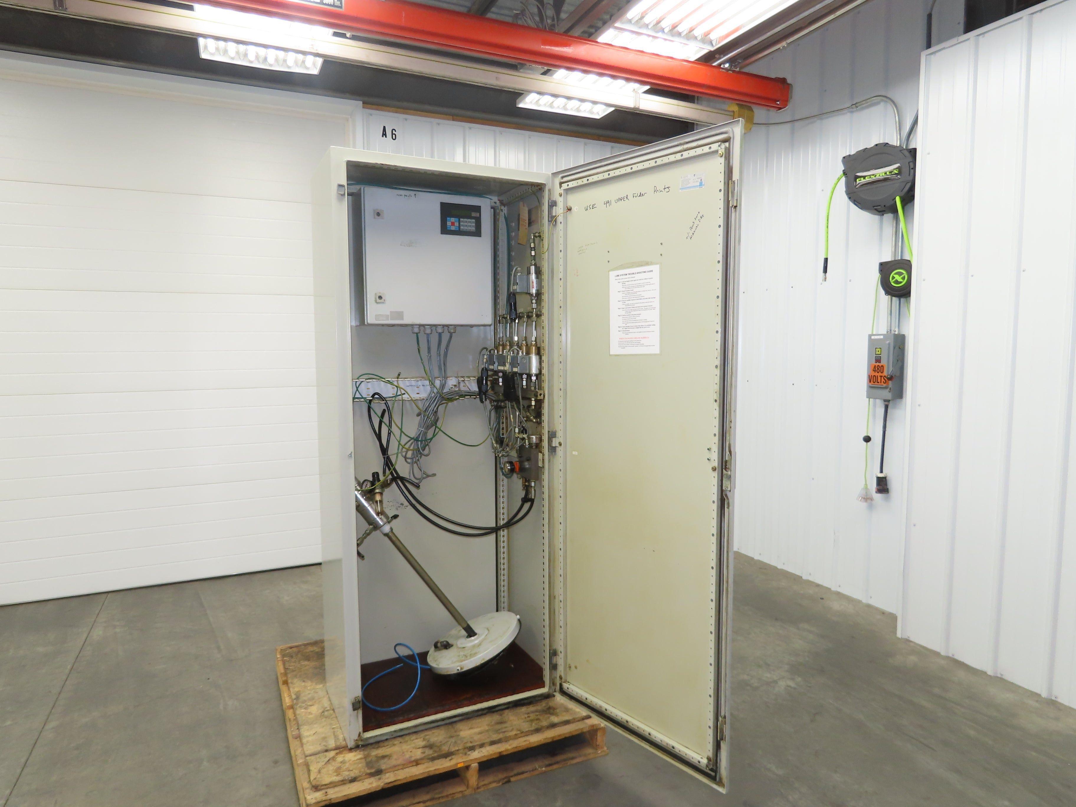Bielomatik RAASM Pneumatic 16Gal Drum Grease Pump 6 Port EPIS Controls ...