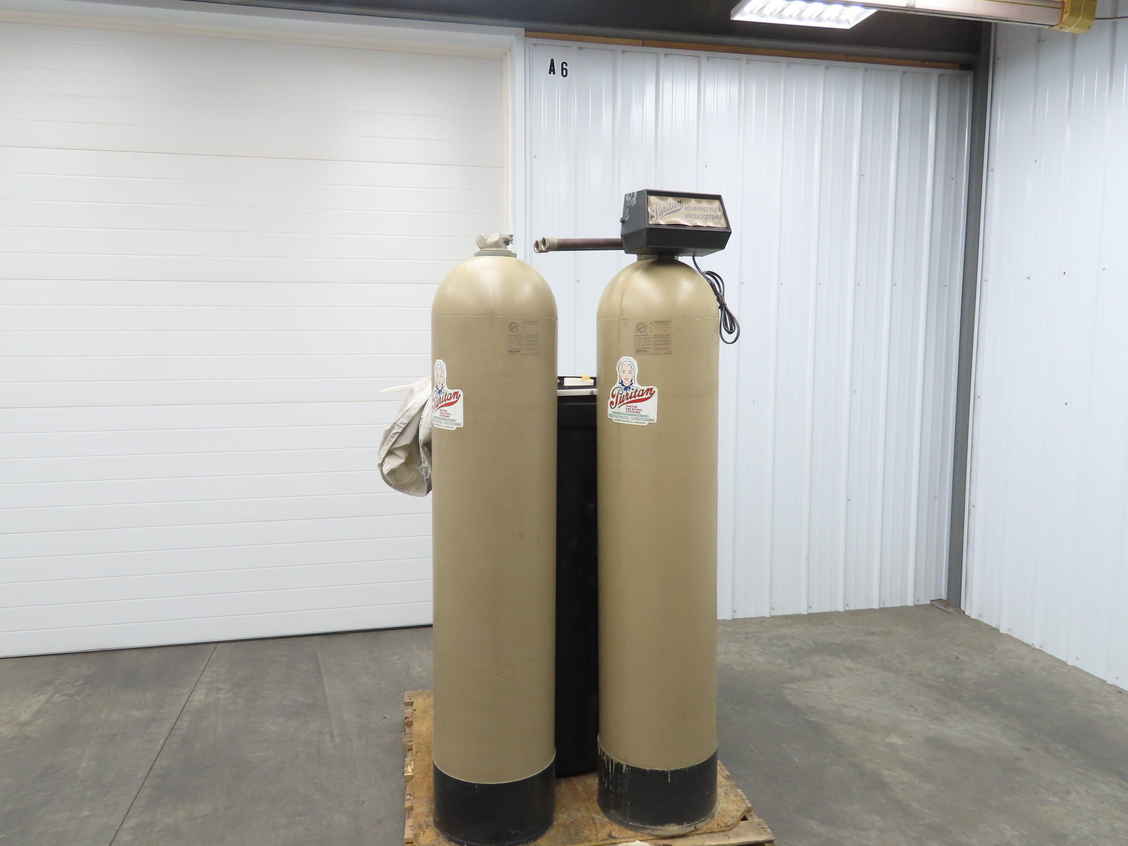 Puritan FT-90 Aquamind Plus Twin Tank Water Softener Brine Tank 1" Hoo ...