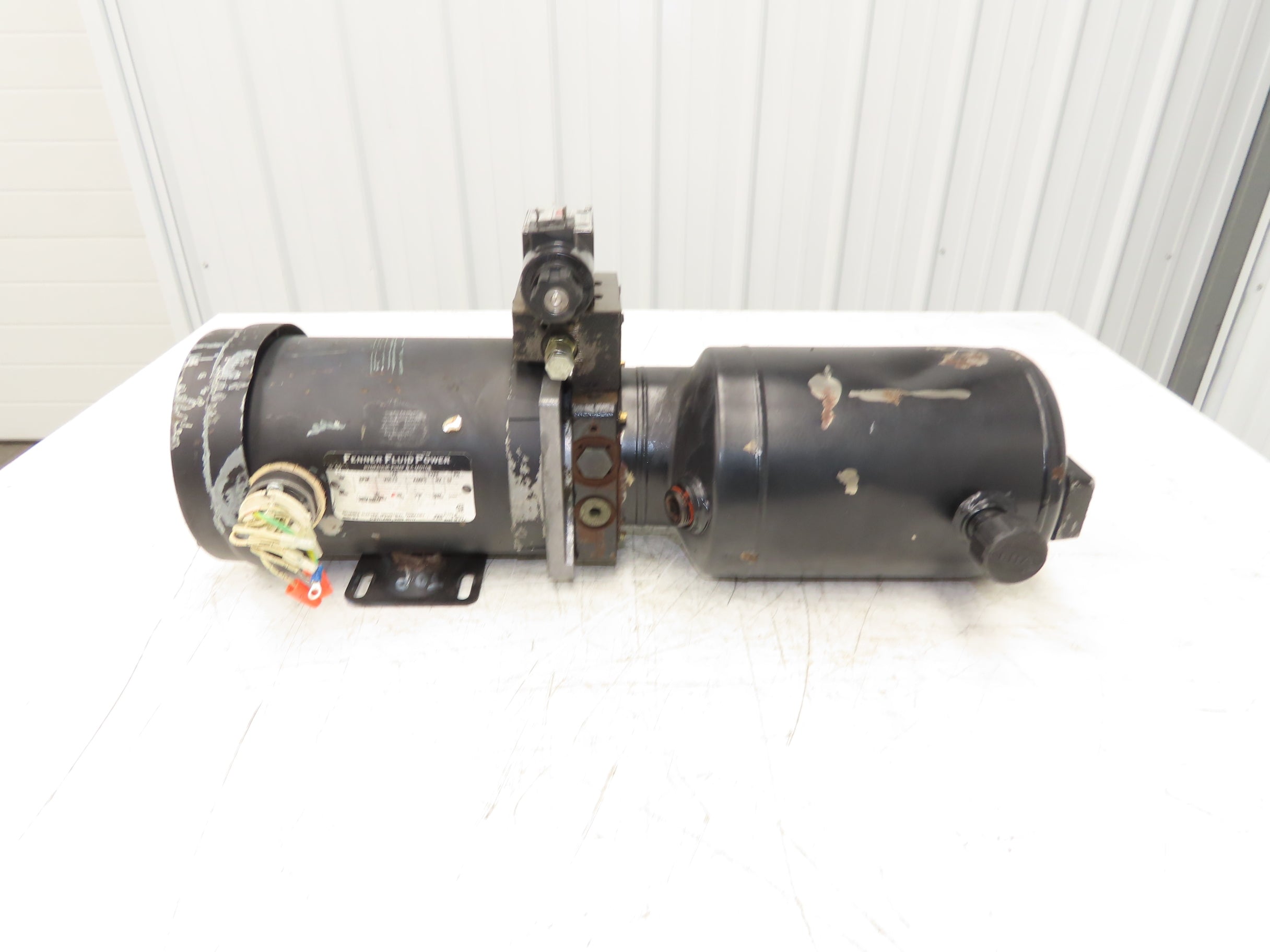 Fenner Hydraulic Power Unit Pump 1 Gallon 2Hp 230/460V 3Ph Motor Solen ...