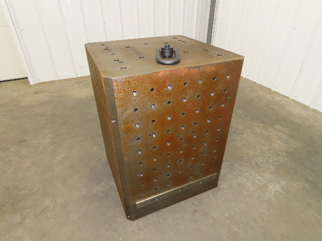 CNC Milling Machine Fixture Table 22"x22"x29" Steel Cast Iron Plate Bl ...