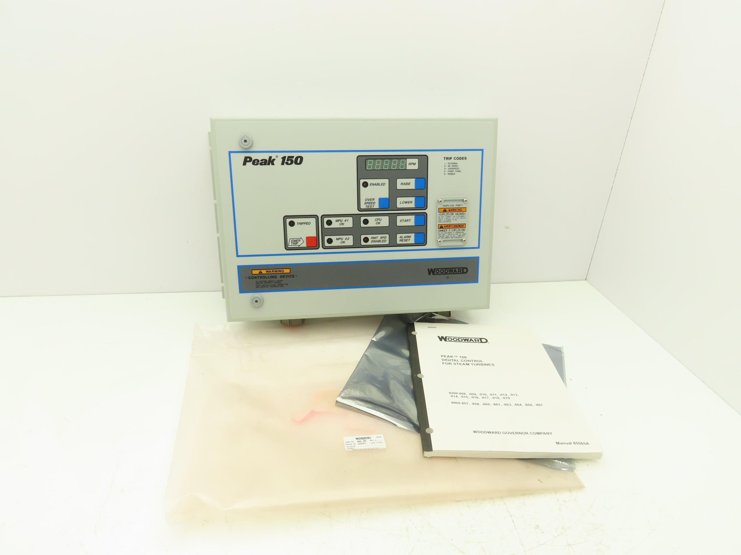 Woodward 9905-867 Peak 150 Digital Steam Turbine Controller – ARROW ...