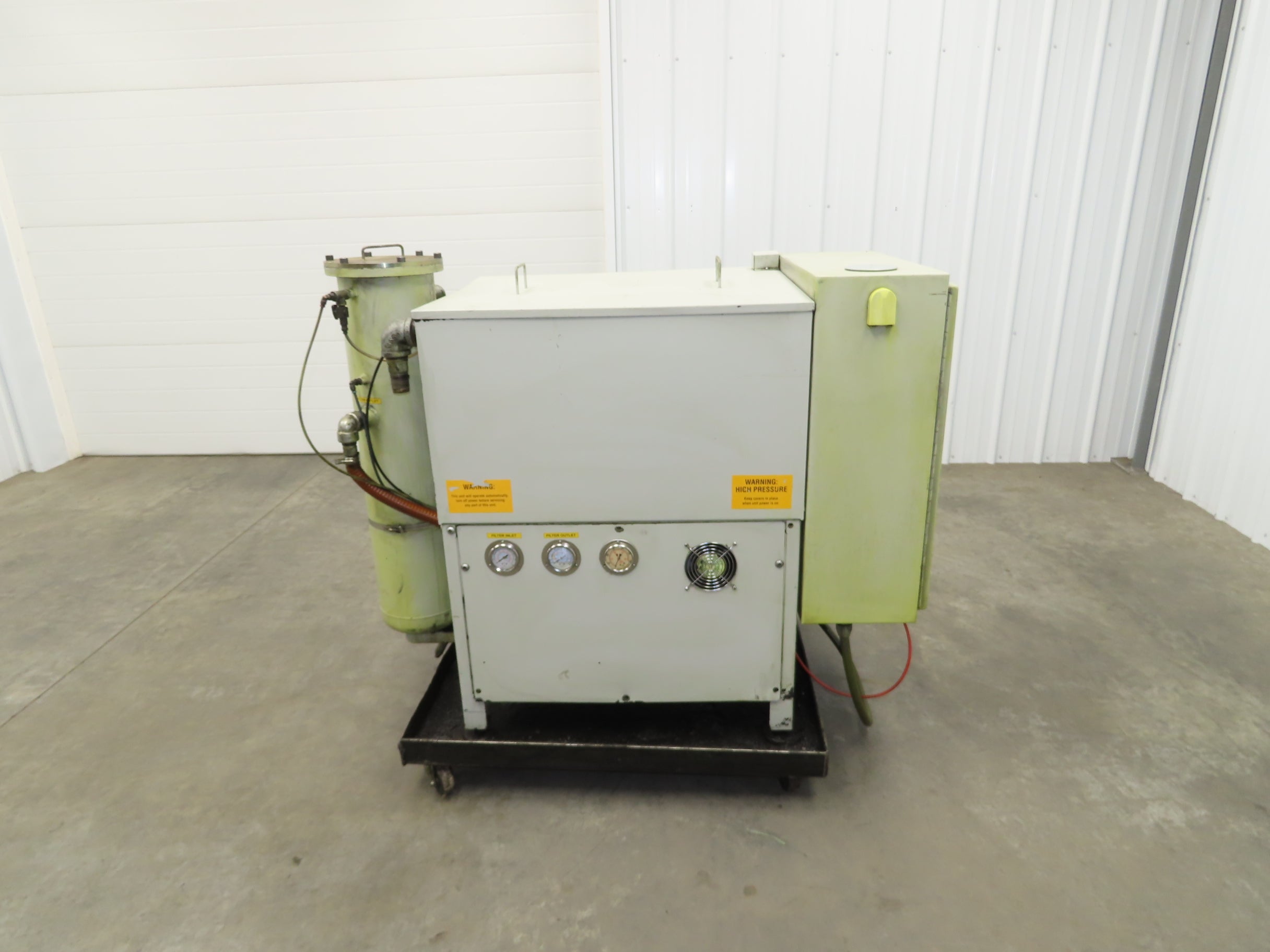 Chip Blaster JV8-1000 Yamazen Coolant Filter High Pressure Pump 220V 3 ...