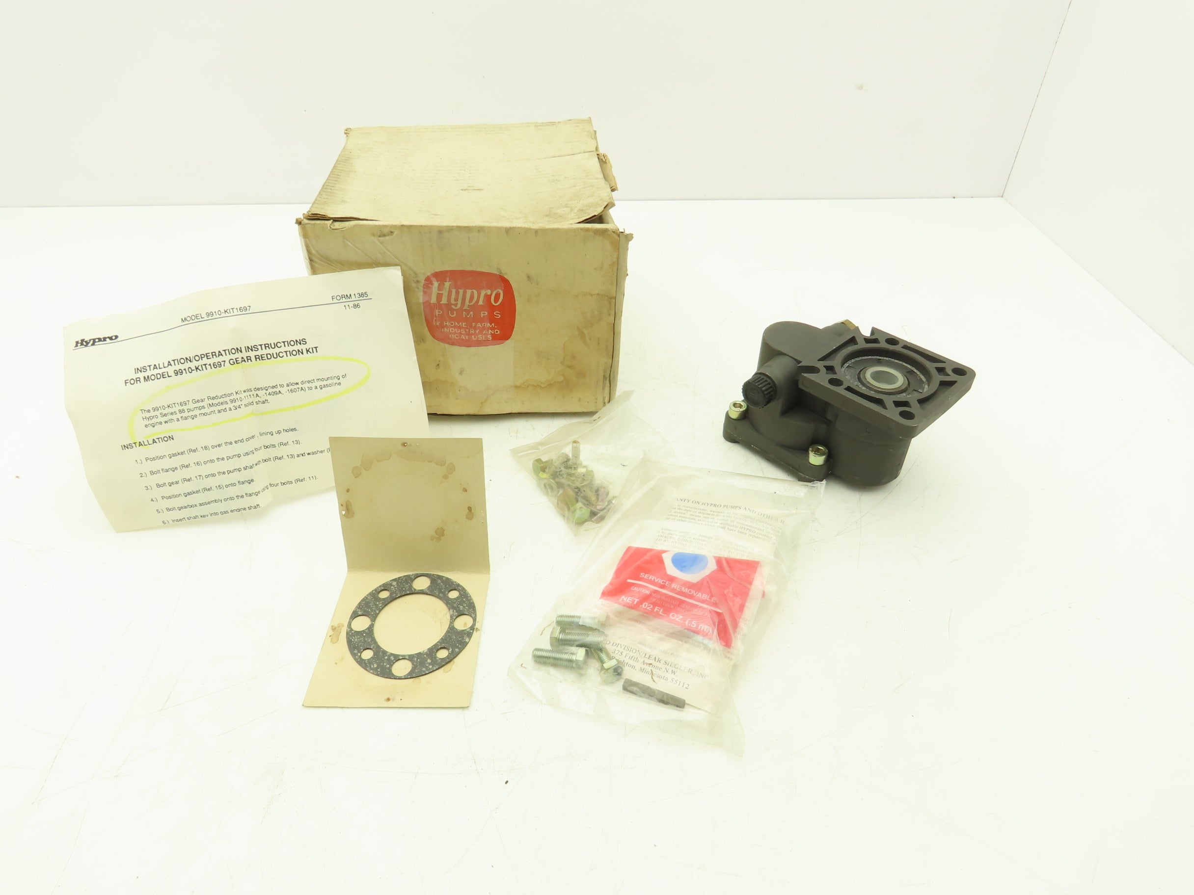 Hypro Pump 9910-KIT1697 2:1 Gear Reducer Kit for Series 88 Pump – ARROW ...