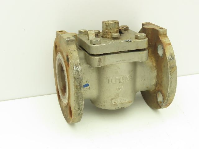 Xomox Tufline 067 Stainless Plug Valve 2" Flanged CF8M Class 150 9T329 ...