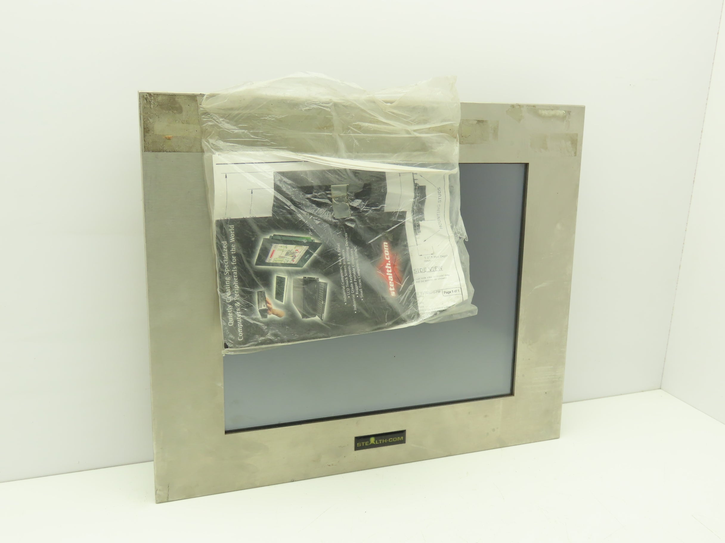 Stealth SV-1900P3-PM-RT-SS Industrial Computer Panel Mount LCD Monitor ...