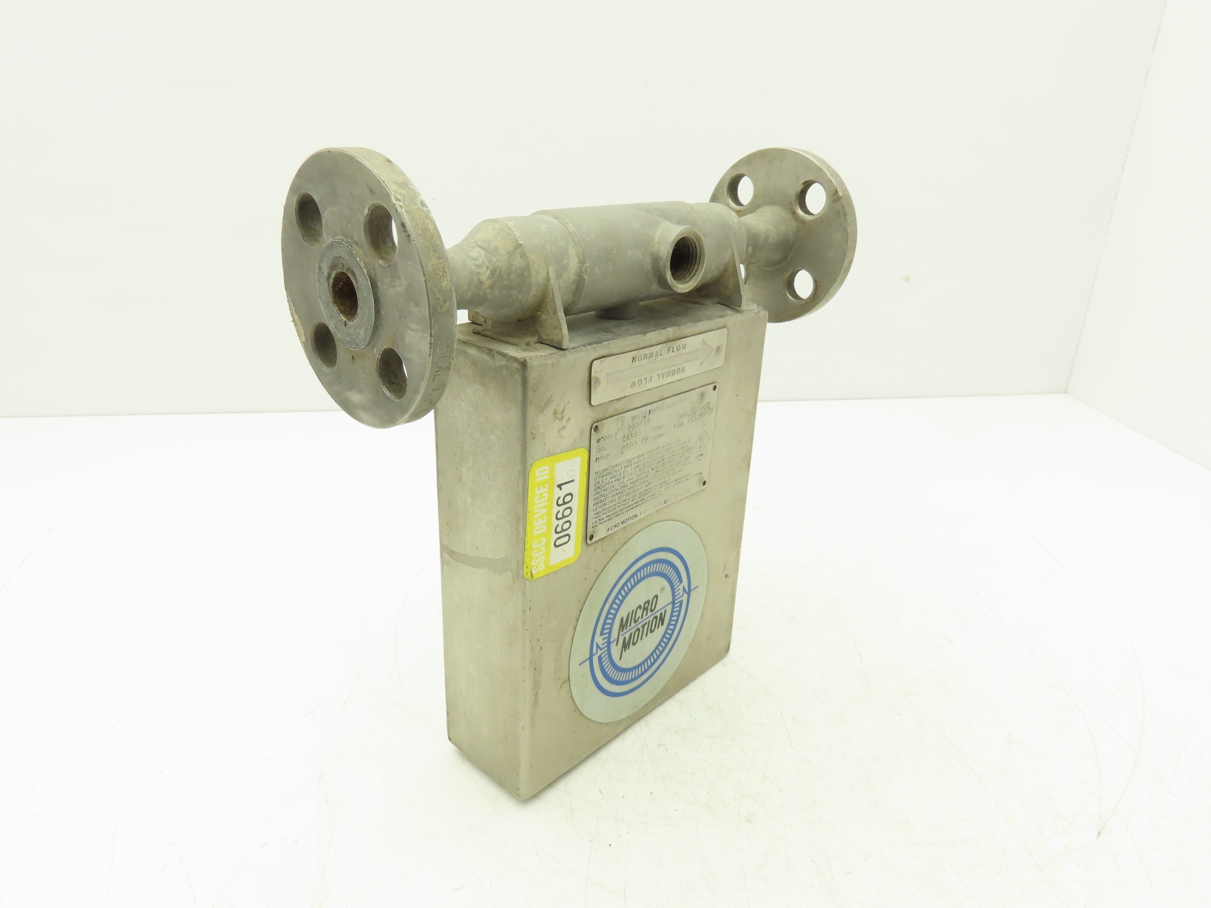 Micro Motion 25S-SS Mass Flow Sensor 1/2" Flanged Coriolis Meter ...