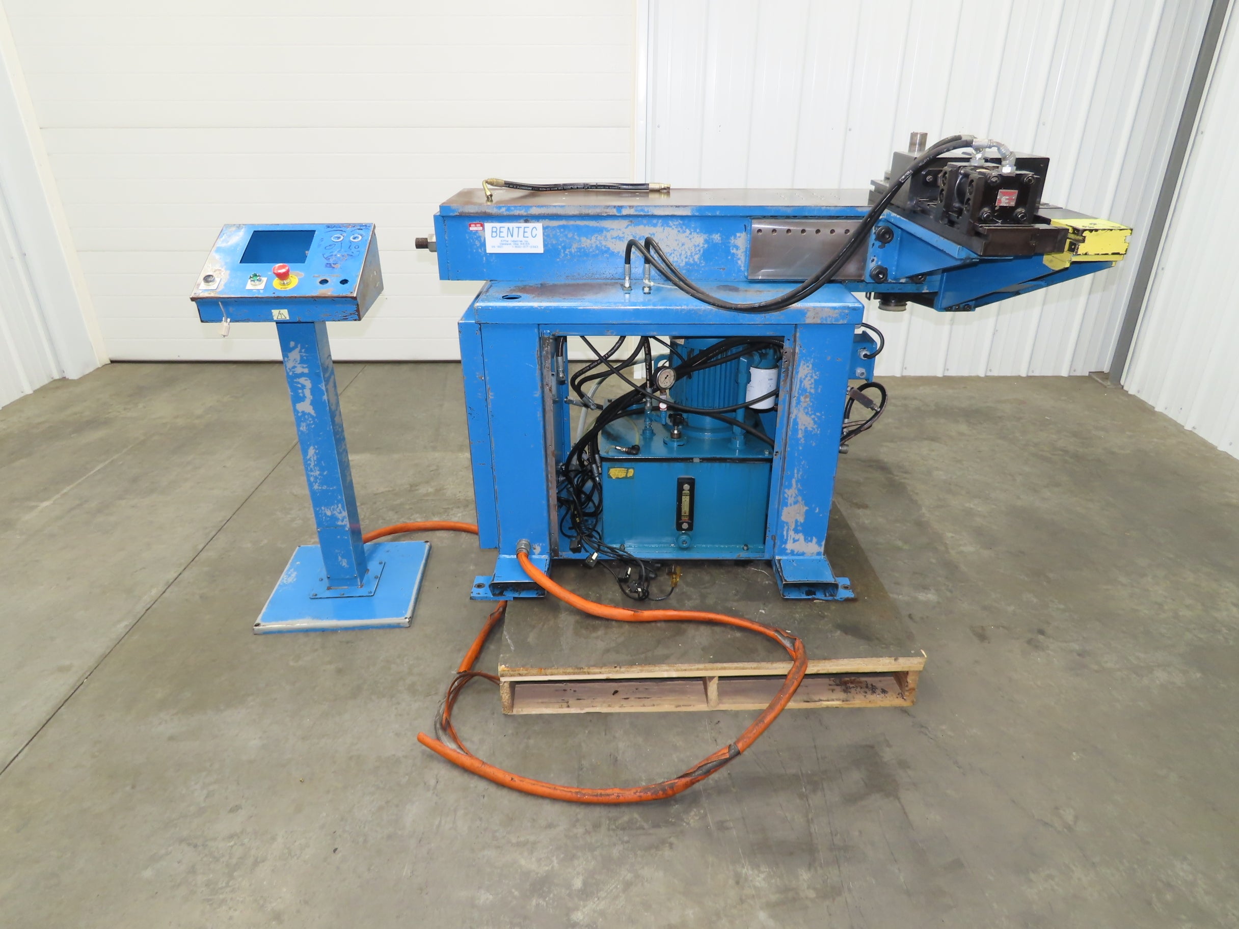 Bentec BT-220 Rotary Draw Pipe Tube Bender Frame Missing Controls ...