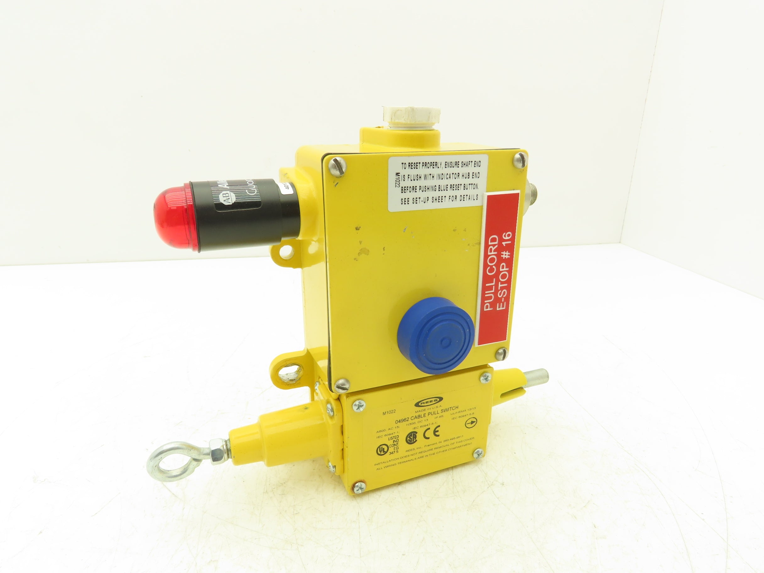 Rees 04962 Cable Pull Safety Switch E-Stop Assembly With Broken Cable ...