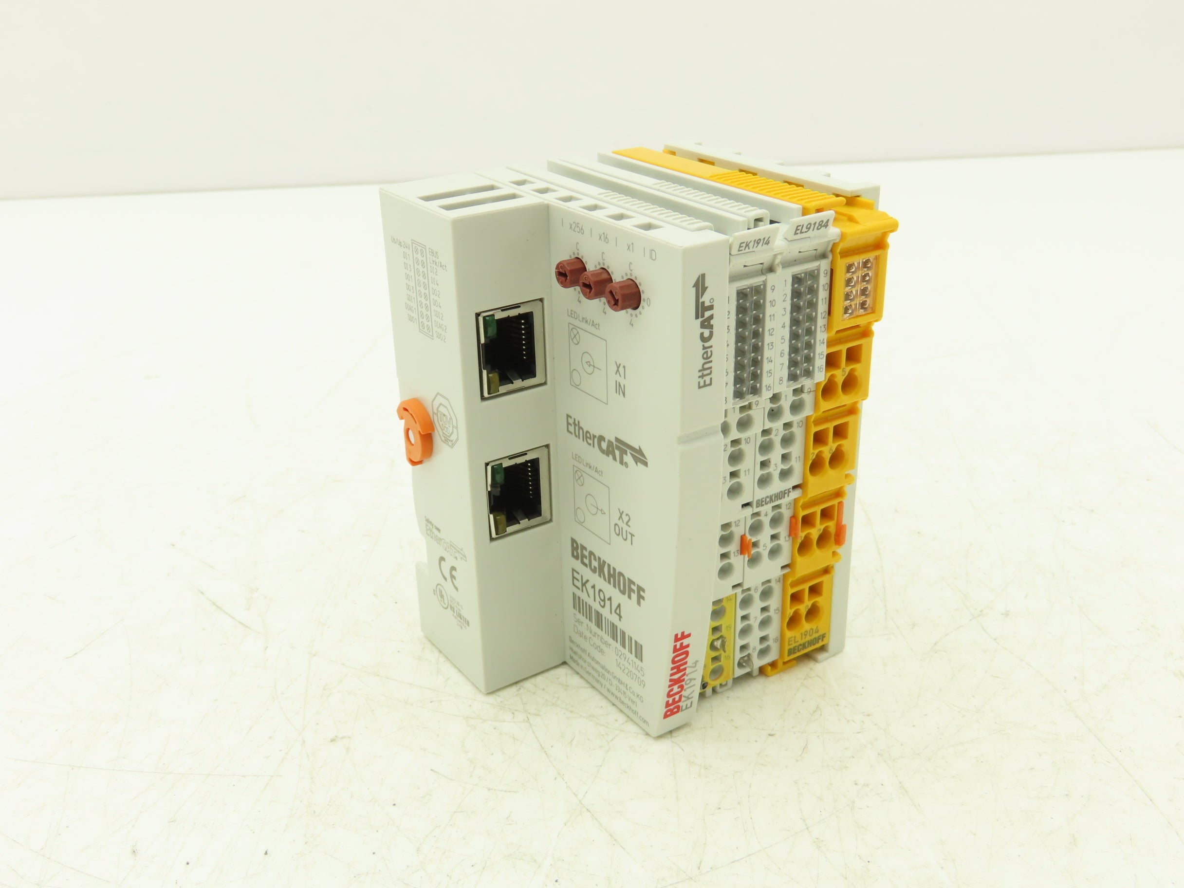 Beckhoff EK1914 PLC Input Output EtherCAT Coupler Safety I/O W/Input ...