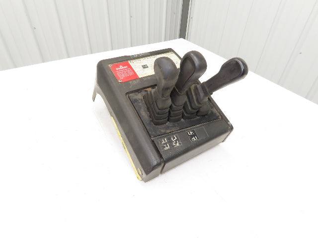 Hyster E50XM-33 Electric Forklift Three Lever Control Unit Lift Tilt S ...