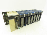Toyoda THR-2766 Toyopuc PLC 8-slot Chassis Rack CPU Processor I/O Modu ...