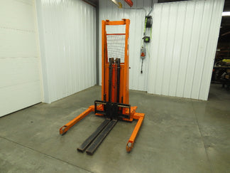 Presto PSA2762 Manual Walkie Straddle Pallet Stacker 12V Lift 2700 Lb ...