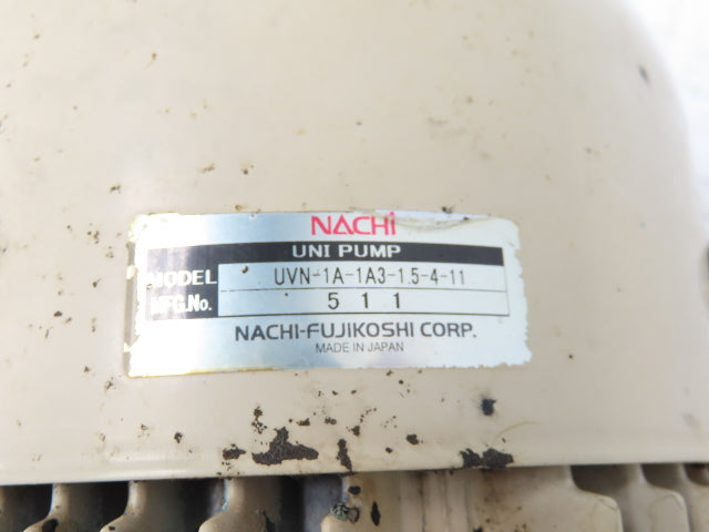 Nachi UVN-1A-1A3-1.5-4-11 Variable Hydraulic Uni-Pump 3.8gpm 1160psi 1 – ARROW INDUSTRIAL SALES
