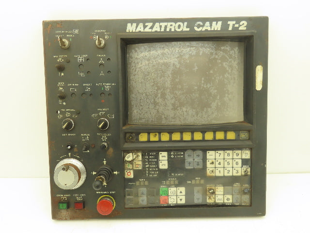 Mazak YZ20A Mazatrol CAM T-2 HMI Operator Control Panel With E-Stop ...
