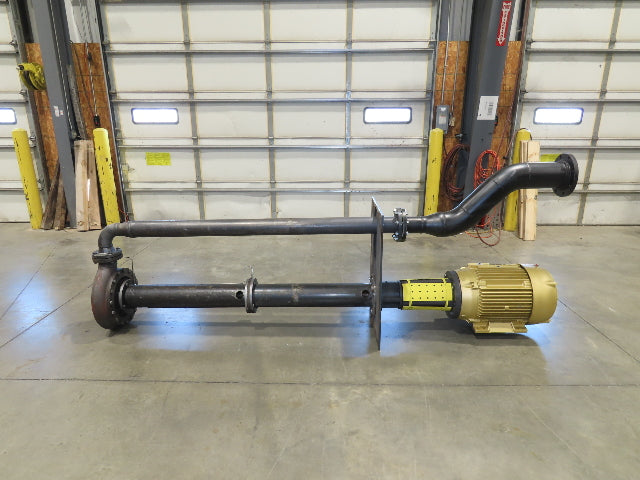 Gusher CL4X4-13SEL+58CDM-ADP Vertical Centrifugal Pump 4x4 500GPM 40Hp ...